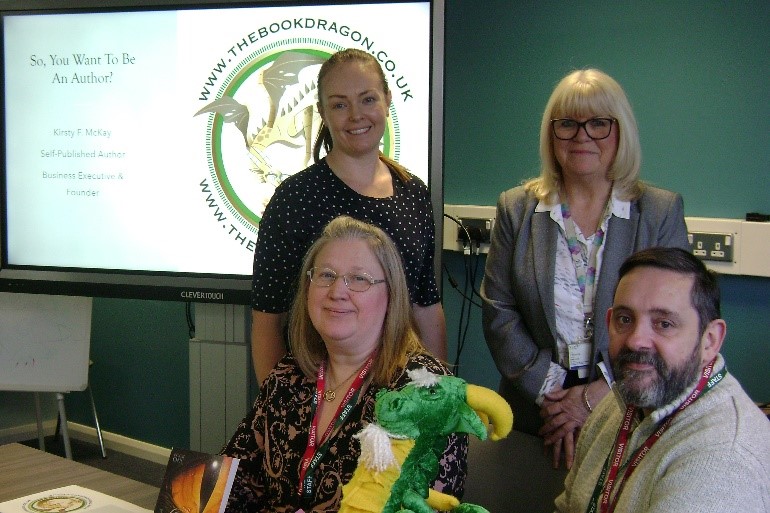 The Book Dragon comes to HMP Wealstun